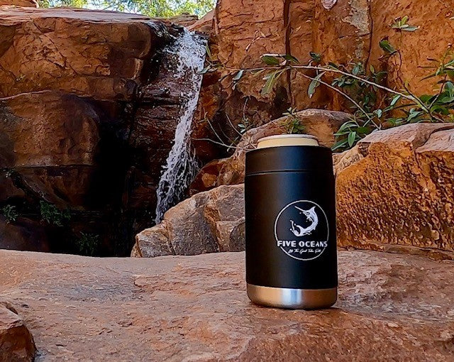 Five Oceans Can coolers- 375ml cans- Black – FiveOceans